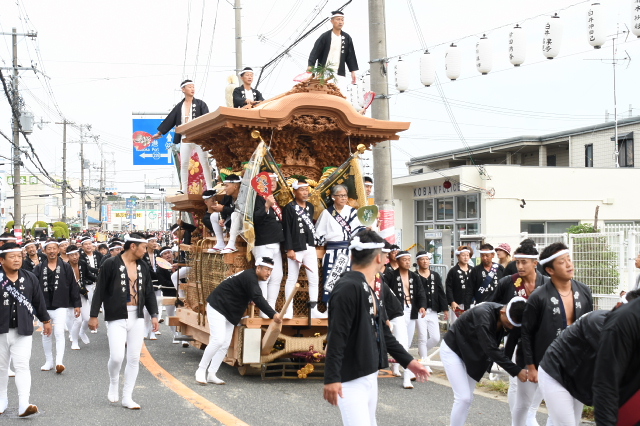 岸和田だんじり祭り 令和5年度 山直南地区 山直中町